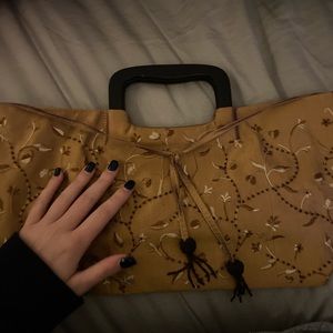 claire v | Bags | Rare Claire V Gold Detailed Mini Bag | Poshmark